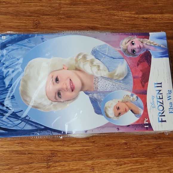 Disney | Toys | Disney Frozen Ii Elsa Costume Wig White | Poshmark